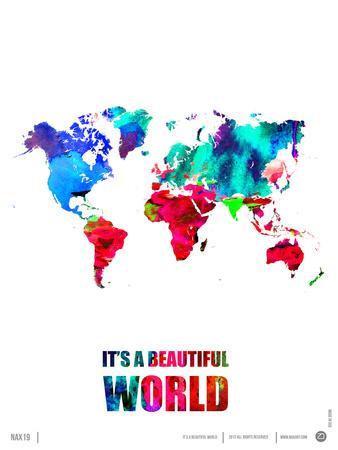 'It's a Beautifull World Poster' Prints - NaxArt | AllPosters.com