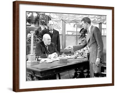 'It's A Wonderful Life, Lionel Barrymore, Frank Hagney, James Stewart ...