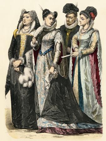 'Italian Renaissance Fashion: Costume of Noble Women of Venice, Milan ...