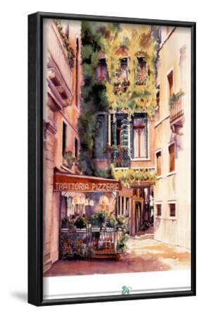 'Italian Restaurant Art Print Poster Italy trattoria' Poster ...