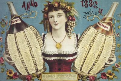 'Italy, 1882 Calendar Year' Giclee Print | AllPosters.com