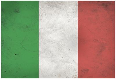 'Italy Flag Distressed Art Print Poster' Print | AllPosters.com