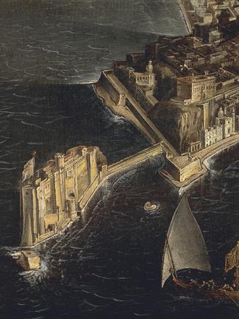 Italy, Naples, Bird's Eye View Giclee Print | AllPosters.com