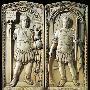 Ivory Diptych of Consul Anicius Petronius Probus Depicting Emperor ...