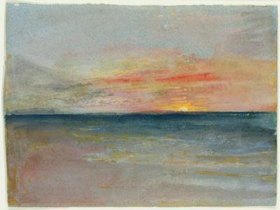'Joseph Mallord Turner Sun Setting over a Lake' Posters - J. M. W ...
