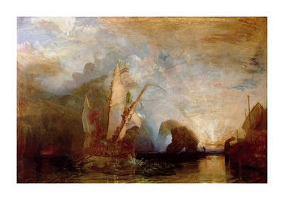 'Ulysses Deriding Polyphemus' Premium Giclee Print - J M W Turner ...