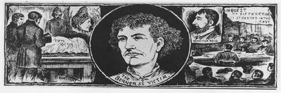 'Jack the Ripper: Illustration of Elizabeth Stride' Giclee Print ...