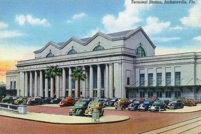 'Jacksonville, Florida - Exterior View of Terminal Train Station ...