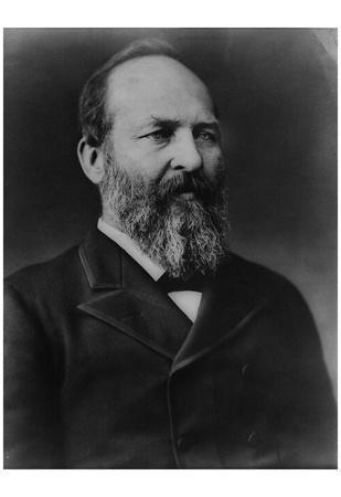 'James A Garfield (Portrait) Art Poster Print' Print | AllPosters.com