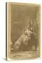 James Capen 'Grizzly' Adams (1807-60) Photographed with a Grizzly Bear ...