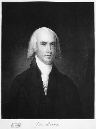 'James Madison, 4th President of the the United States of America ...