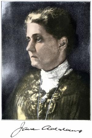 'Jane Addams, with Her Signature' Giclee Print | AllPosters.com