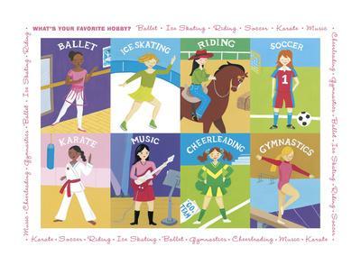 'What's Your Favorite Hobby?' Art - Janell Genovese | AllPosters.com