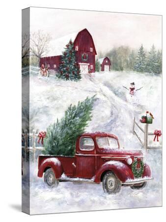 Festive Delivery Stretched Canvas Print - Janie Howe | AllPosters.com
