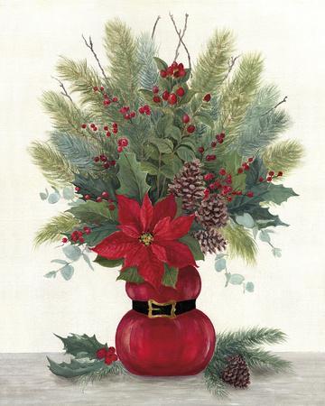 'Festive Still - Poinsettia' Giclee Print - Janie Howe | AllPosters.com