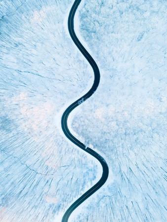 'Snow Road' Photo - Jared Kreiss | AllPosters.com