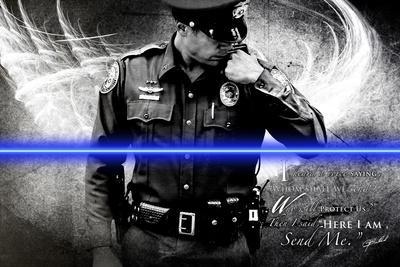 I Am The Police Poster