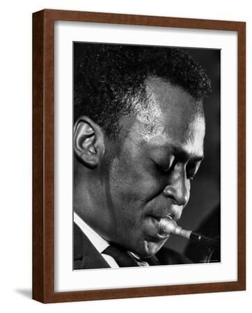 'Jazz Musician Miles Davis Performing' Premium Photographic Print ...