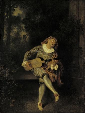 'Mezzetin' Photographic Print - Jean-Antoine Watteau | AllPosters.com