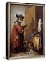 The Painter Monkey. Representation of a Monkey in Man's Posture ...