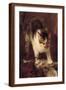 'The Still Life Skate of Fish, Oysters, Jug. Cat Detail. Painting by ...