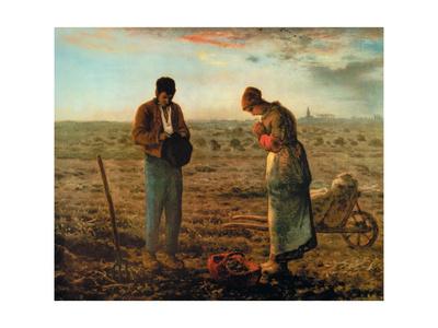 'The Angelus (L'Angélus)' Poster - Jean-Fran?ois Millet | AllPosters.com