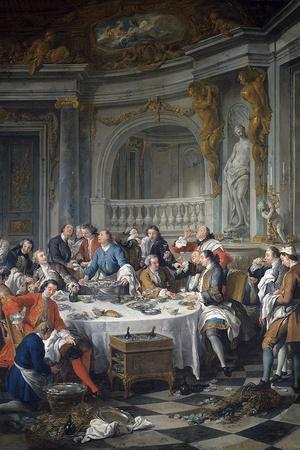 'The Reading from Moliere, C.1728' Giclee Print - Jean Francois de Troy ...