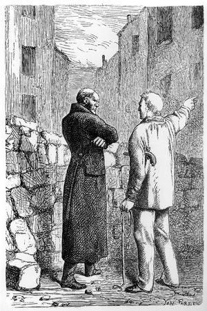 'Jean Valjean Gets His Revenge, Illustration from 'Les Miserables' by ...
