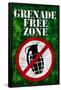Jersey Shore Grenade Free Zone Green TV Photo | AllPosters.com
