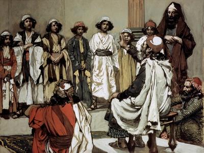 'Jesse Presents His Sons to Samuel' Giclee Print - James Tissot ...