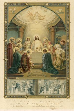 'Jesus and His Disciples at the Last Supper' Photographic Print ...