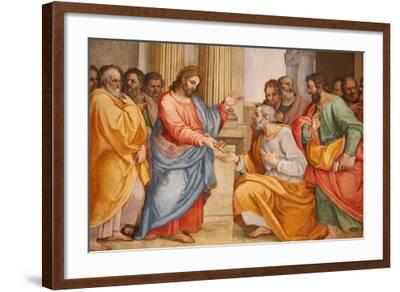 'Jesus and St. Peter, Santa Maria in Traspontina Church, Rome, Lazio ...