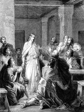 'Jesus Christ Appearing to His Disciples after His Resurrection' Giclee ...