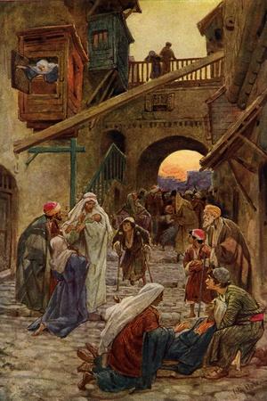 'Jesus performs miracles at Capernaum - Bible' Giclee Print - William ...