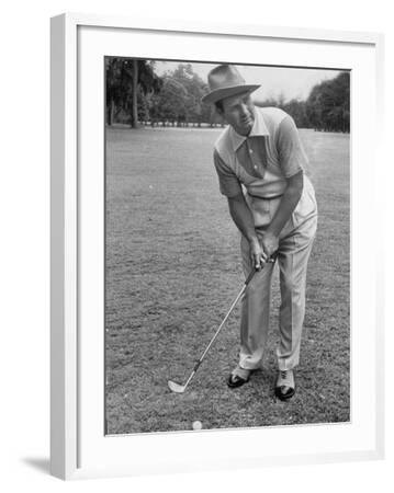 'Jimmy Demaret Wearing a Golf Tuxedo with a Bib Front' Premium ...