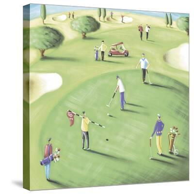 '18th Hole' Stretched Canvas Print - Jo Parry | AllPosters.com