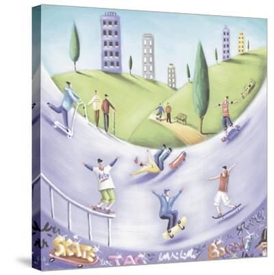 Skate Park Stretched Canvas Print - Jo Parry | AllPosters.com