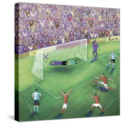 'Winning Goal' Stretched Canvas Print - Jo Parry | AllPosters.com