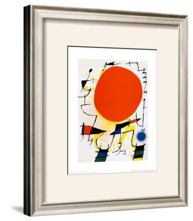 'The Red Sun' Prints - Joan Miro | AllPosters.com