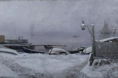 'December Day near Drobak, 1890' Giclee Print - Johan Christian Dahl ...