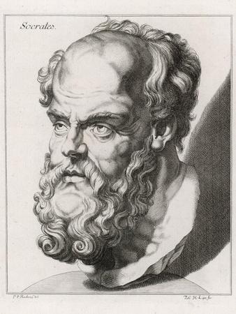 'Socrates Greek Philosopher' Photographic Print - Johan H^ Lips ...