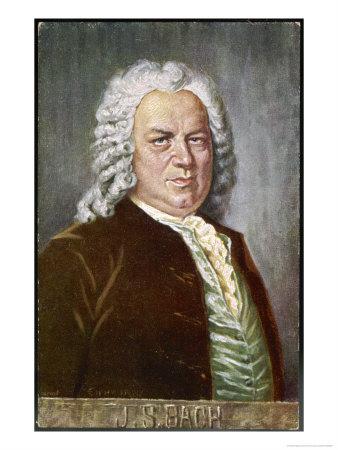 'Johann Sebastian Bach German Organist and Composer' Giclee Print ...