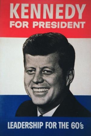 'John F. Kennedy Presidential Election Campaign Poster, 1960' Giclee ...