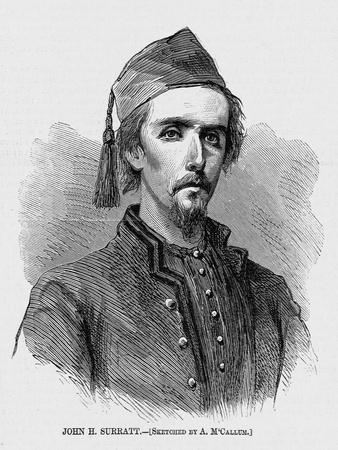 John H. Surratt. Sketched by A. Mccallum. Giclee Print | AllPosters.com