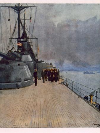 The Quarter Deck of HMS Queen Elizabeth, from British Artists at the ...