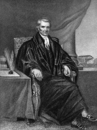 'John Marshall (1755-183), American Statesman and Jurist, 19th Century ...