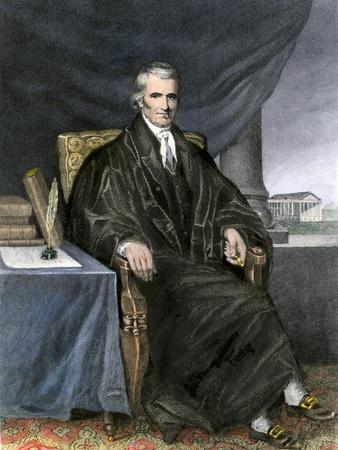 'John Marshall, Chief Justice of the United States' Giclee Print ...