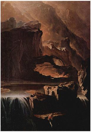 'John Martin (Sadak in search of the Waters of Oblivion) Art Poster ...