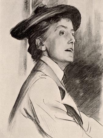 'Ethel Mary Smyth (1856-1944), English Composer and Suffragette, after ...