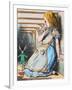 'Alice and the White Rabbit. Illustration by John Tenniel from the ...